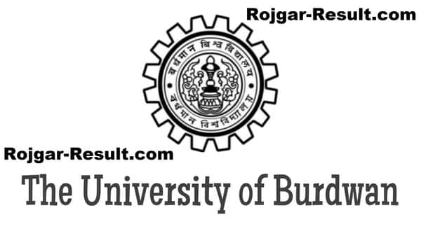 Burdwan University Recruitment 2021 BU Recruitment Amply Now